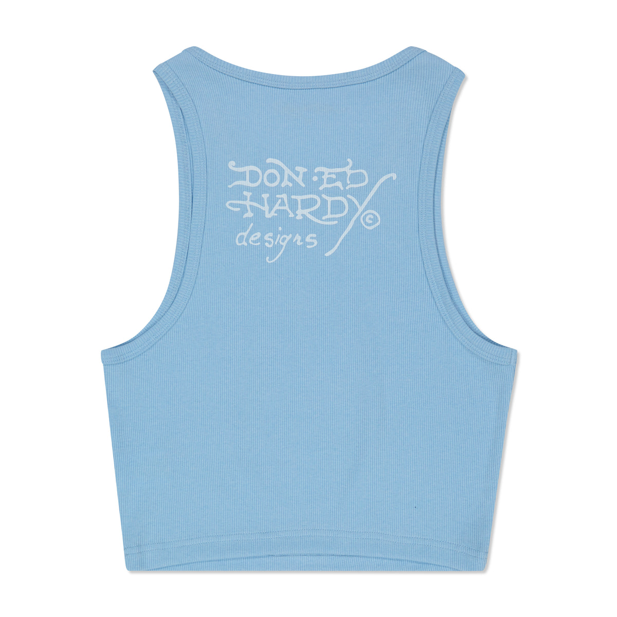 Rhinestone Fire Tiger Rib Knit Tank | edhardyoriginals